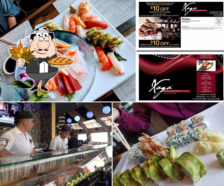 Xaga Sushi & Asian Fusion in Merrick - Restaurant menu and reviews