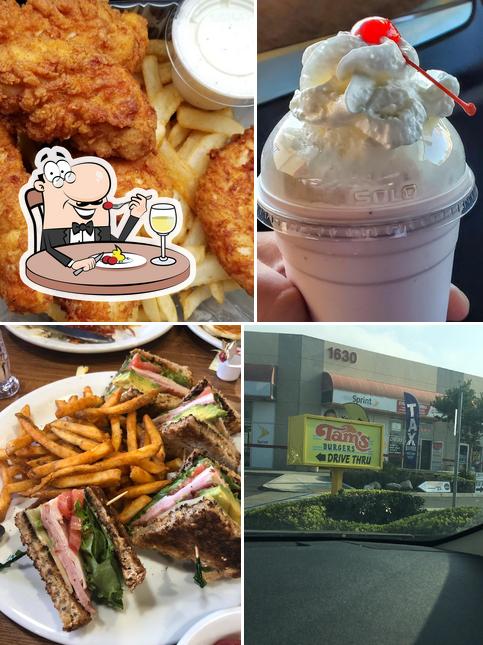 Tams Burgers in Ontario - Restaurant menu and reviews