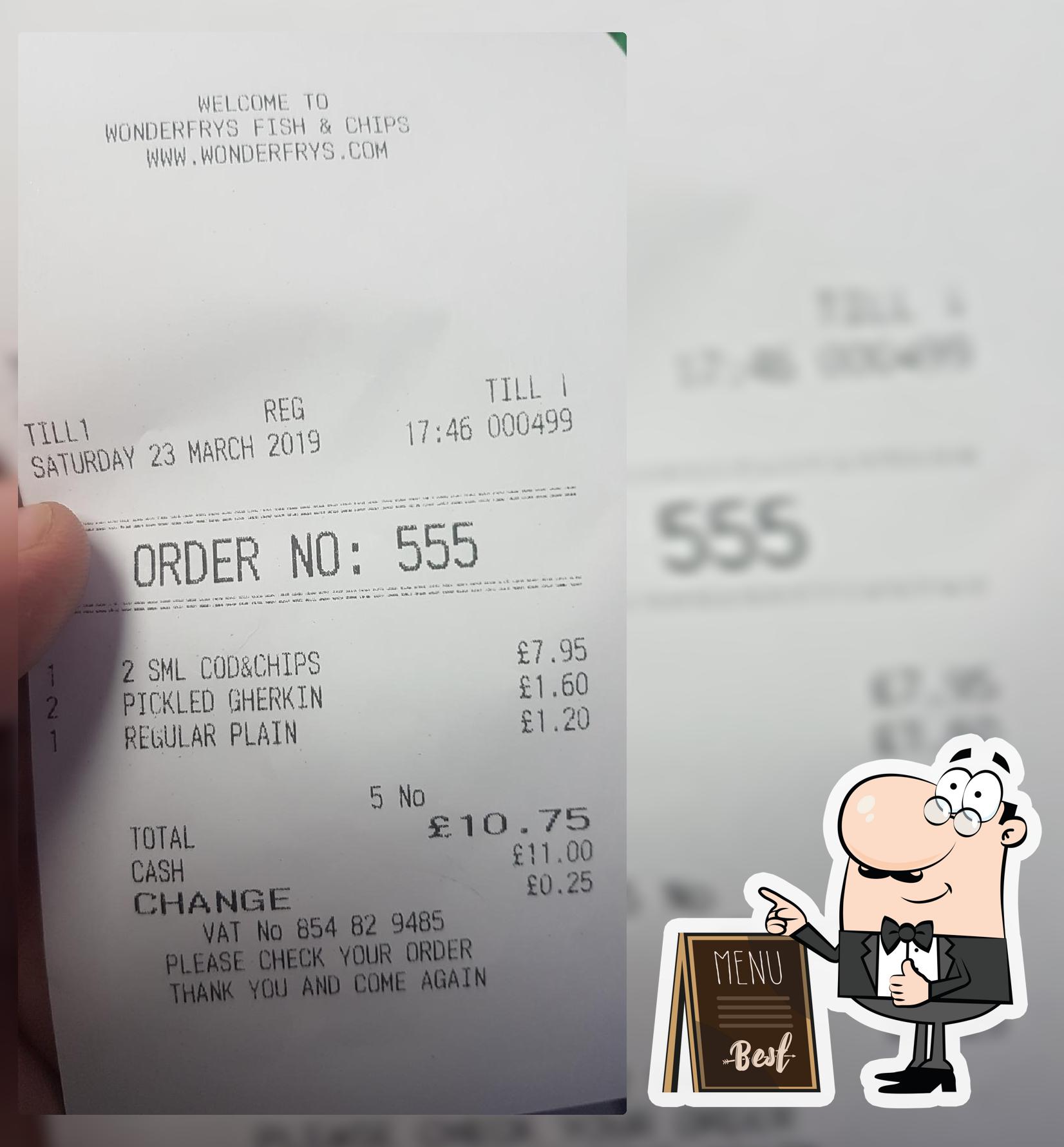 Wonderfrys, Bournemouth - Restaurant menu, prices and reviews