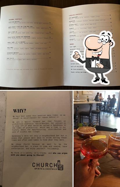 Church Spirits & Cocktails, Goldsboro - Restaurant menu, prices and reviews