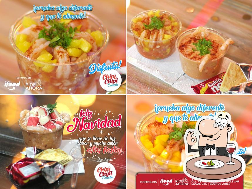 Chipi Chipi Ceviche restaurant, Medellín - Restaurant menu