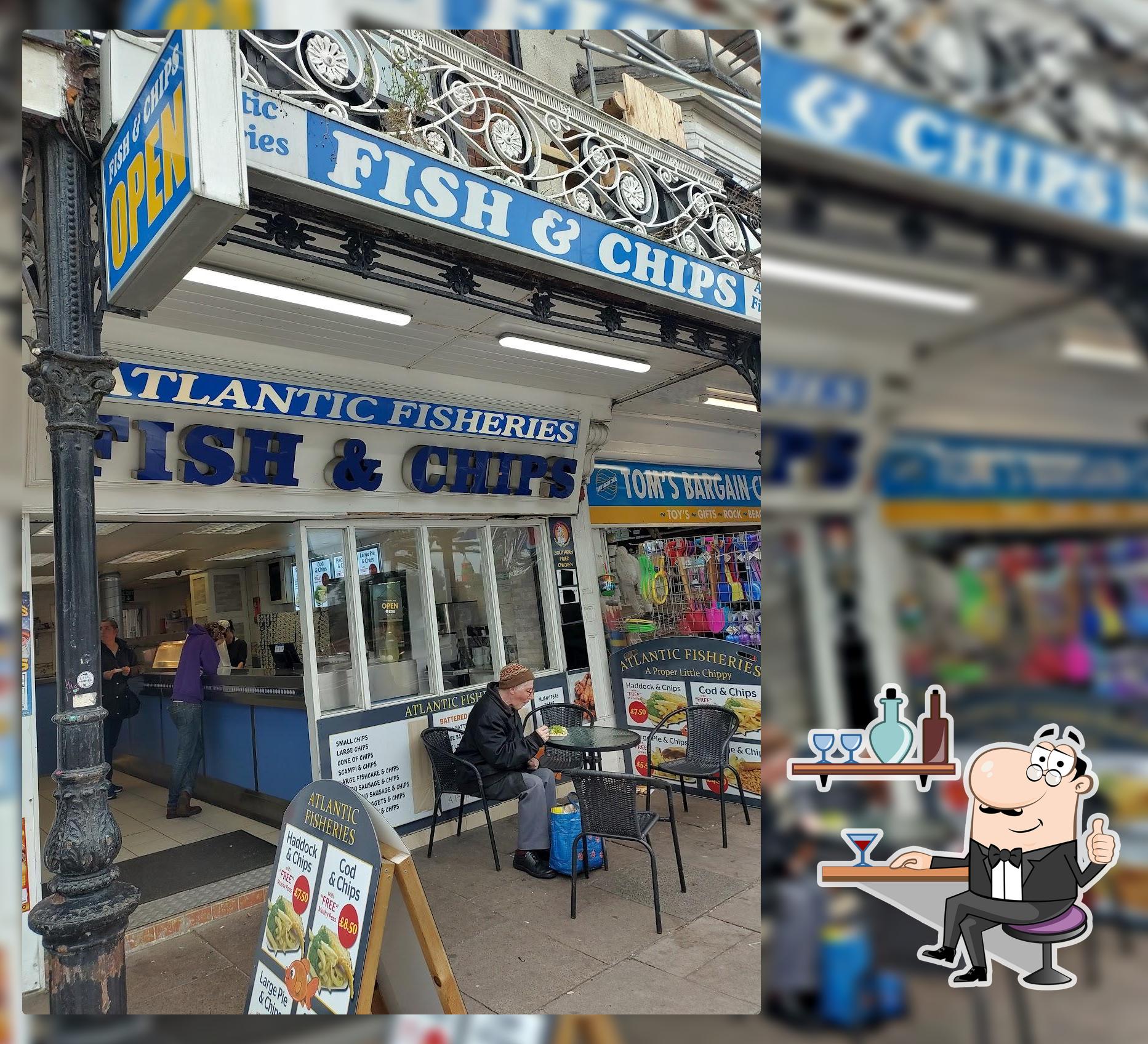 Atlantic fisheries fish and chips shop, Cleethorpes - Restaurant menu ...