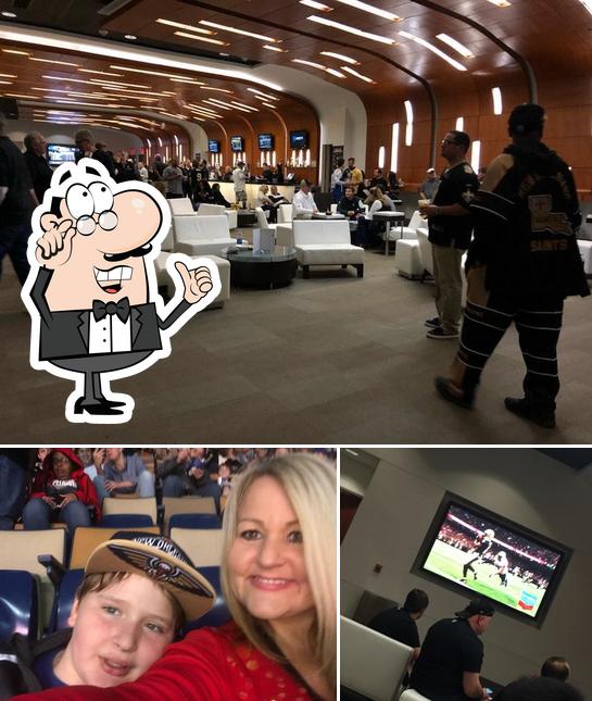 Bunker Club Lounge in the Superdome in New Orleans