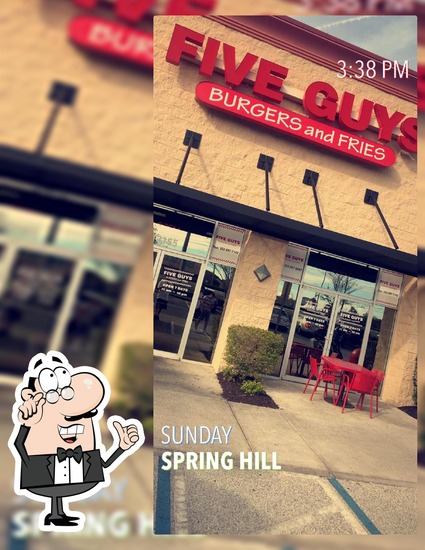 Five Guys, Spring Hill - Restaurant menu, prices and reviews