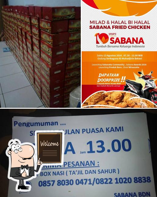 Sabana Fried Chicken Komplek BDN, Bekasi - Menú del restaurante ...