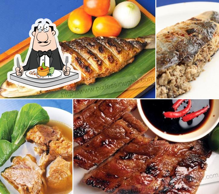 Pixie's Sinugba restaurant, Manila, St. Thomas Square - Restaurant menu