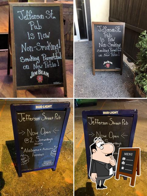 Jefferson Street Pub, Huntsville - Restaurant menu, prices and reviews