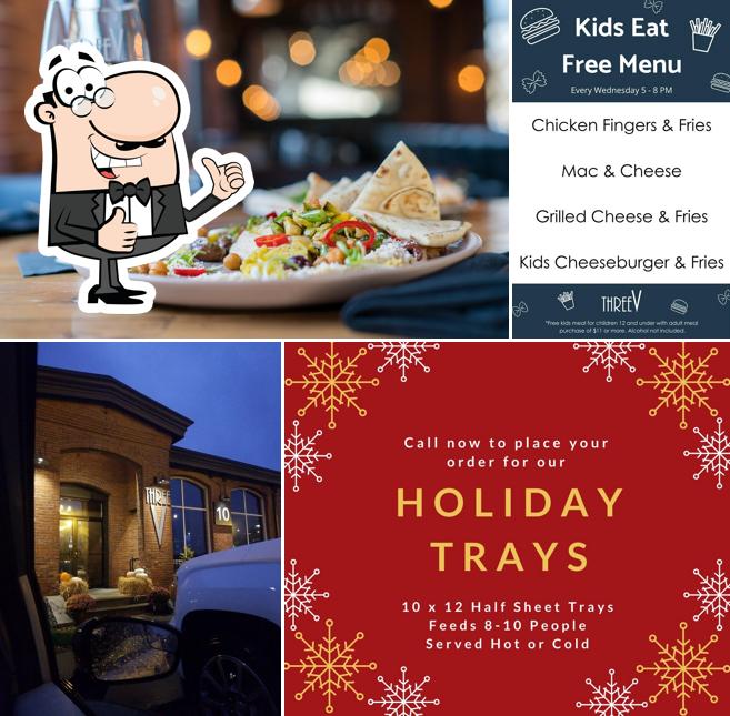 Three V Restaurant in Plymouth - Restaurant menu and reviews