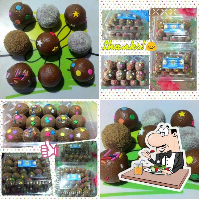 Bite-sized graham balls restaurant, Baguio