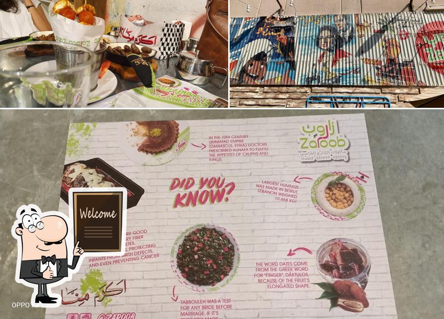 Zaroob Marina restaurant, Dubai, Marina - Restaurant menu and reviews