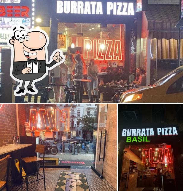 Burrata Basil Pizza, New York City - Restaurant menu, prices and reviews