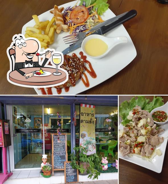 Lamoon ลามูน (ร้านอาหารตามสั่ง&สเต็ก), Talad Krathum Baen - Menú del ...