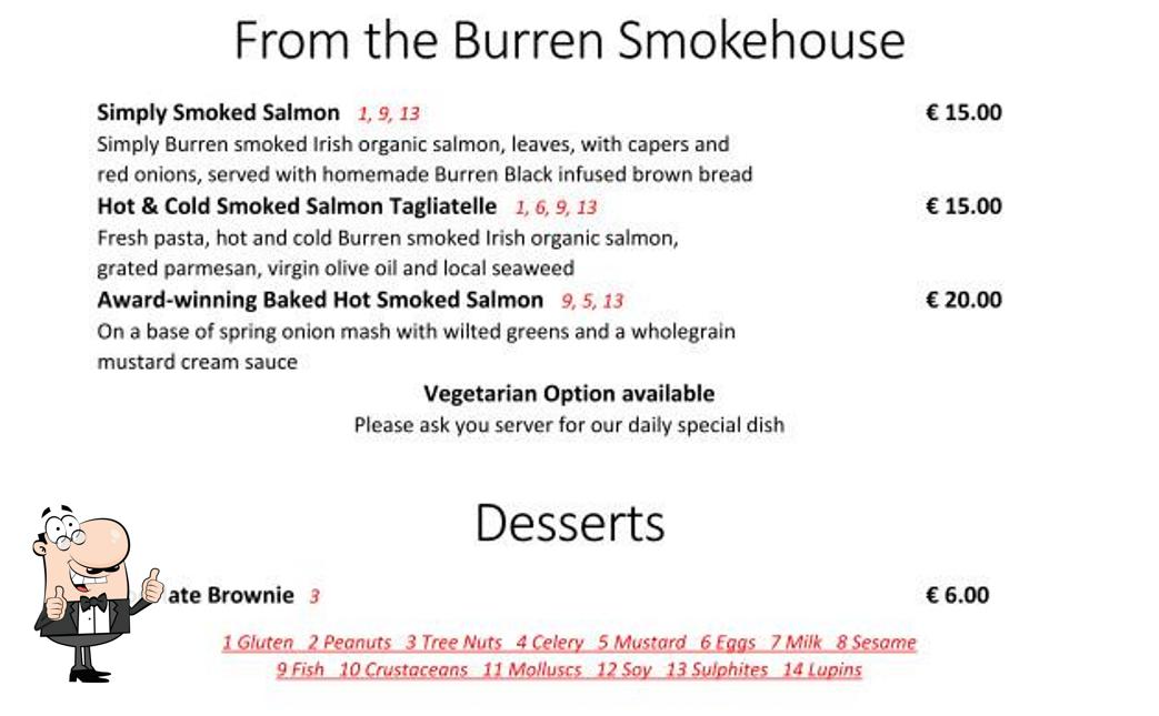 Roadside Tavern, Kincora Road in Lisdoonvarna - Restaurant menu and reviews
