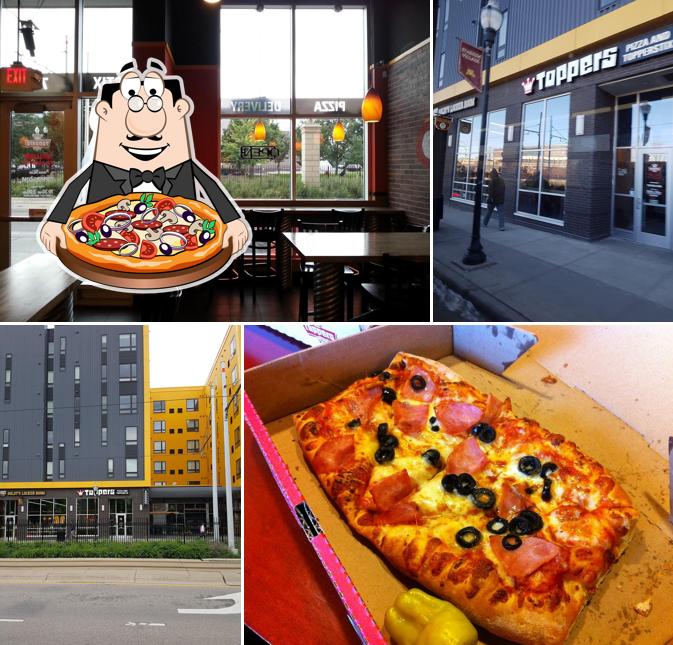 Toppers Pizza, 712 Washington Ave SE in Minneapolis - Restaurant menu ...