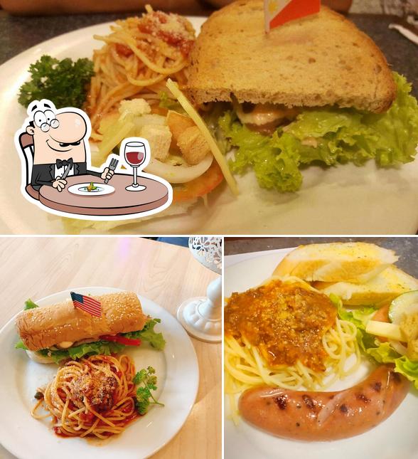 Almon Marina cafe, Makati, Food Court - Restaurant menu