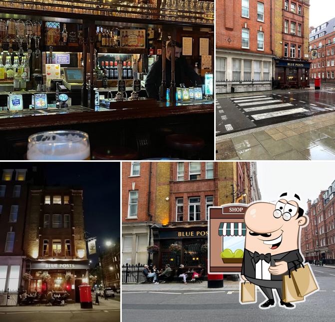 The Blue Posts, London - Restaurant menu, prices and reviews