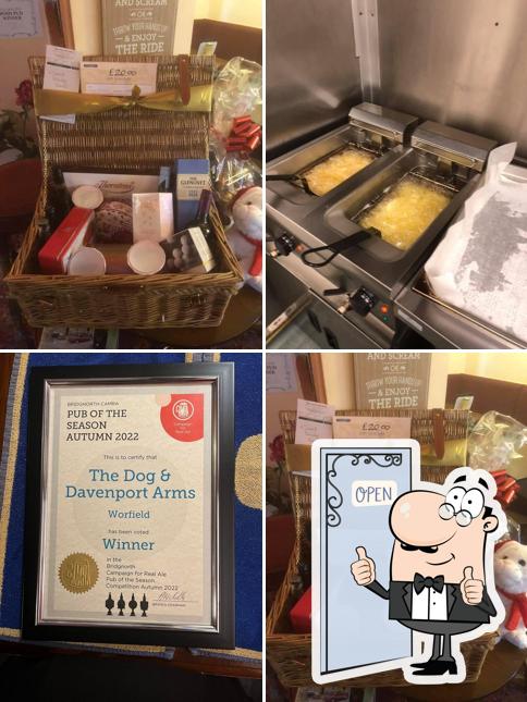 Dog Inn & Davenport Arms in Worfield - Restaurant menu and reviews