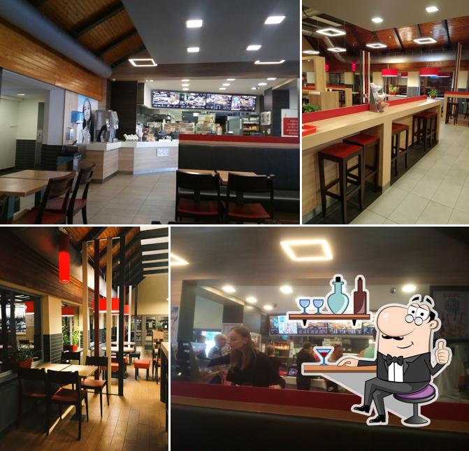 KFC D1 9 křížů (směr Praha) fast food, Přibyslavice, odpočívka D1 ...