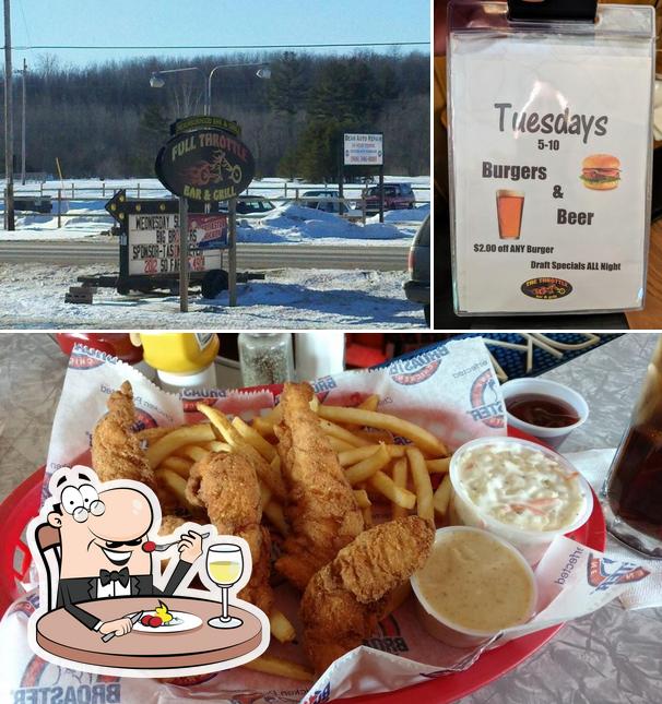 The Throttle Bar & Grill, K. I. Sawyer Air Force Base - Restaurant menu ...
