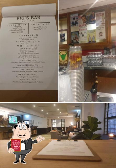 Vic's Bar in Melbourne - Restaurant menu and reviews