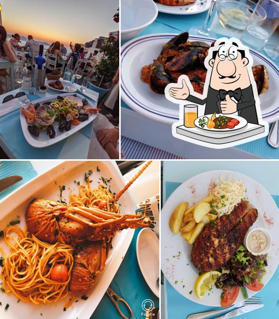 Volcano Blue Restaurant, Thera - Restaurant menu, prices and reviews