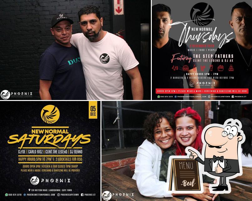 Phoenix, Cape Town - Restaurant menu, prices and reviews