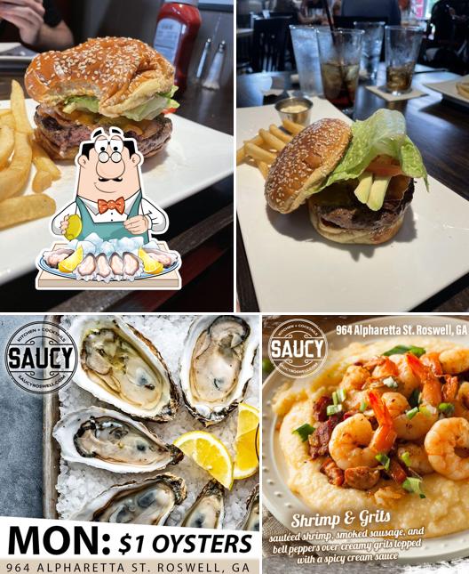 Saucy Roswell - Craft Kitchen + Cocktails, Roswell - Restaurant menu ...