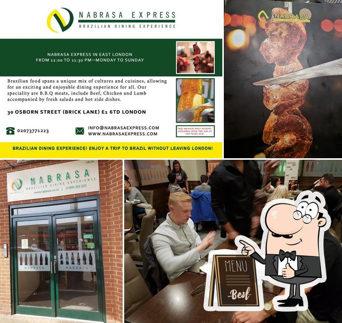Nabrasa, Uxbridge, Uxbridge - Restaurant menu, prices and reviews