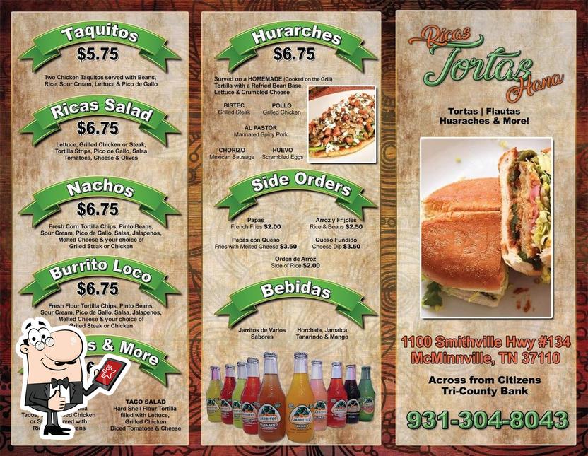 Ricas Tortas Hana, McMinnville - Restaurant menu, prices and reviews