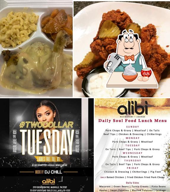 Alibi Restuarant + Lounge in Nashville - Restaurant menu and reviews