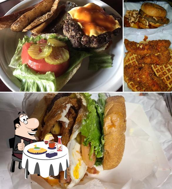 Big Poppa Burgers Chicken & Waffles in Harvey - Restaurant menu and reviews