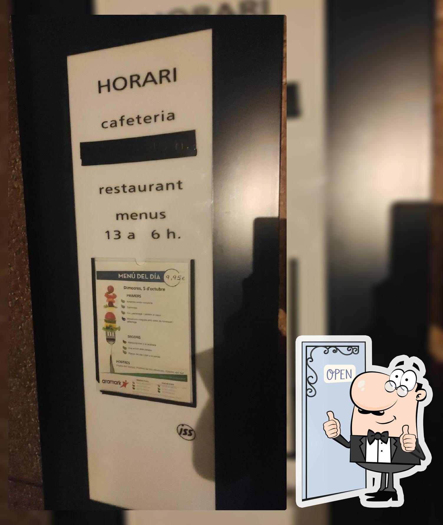 Restaurant Cafeteria de l'Hospital de Terrassa, Tarrasa - Menú del ...