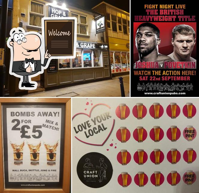 The Hop & Grape, Redcar - Restaurant menu, prices and reviews