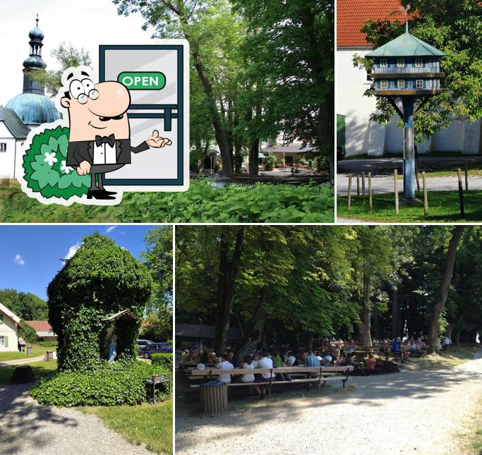 Schlosswirtschaft Mariabrunn - Restaurant und Biergarten, Röhrmoos ...
