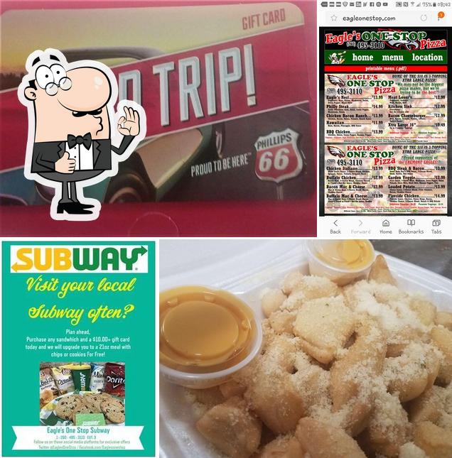 EAGLE'S ONE STOP PIZZA, Fremont - Restaurant menu, prices and reviews