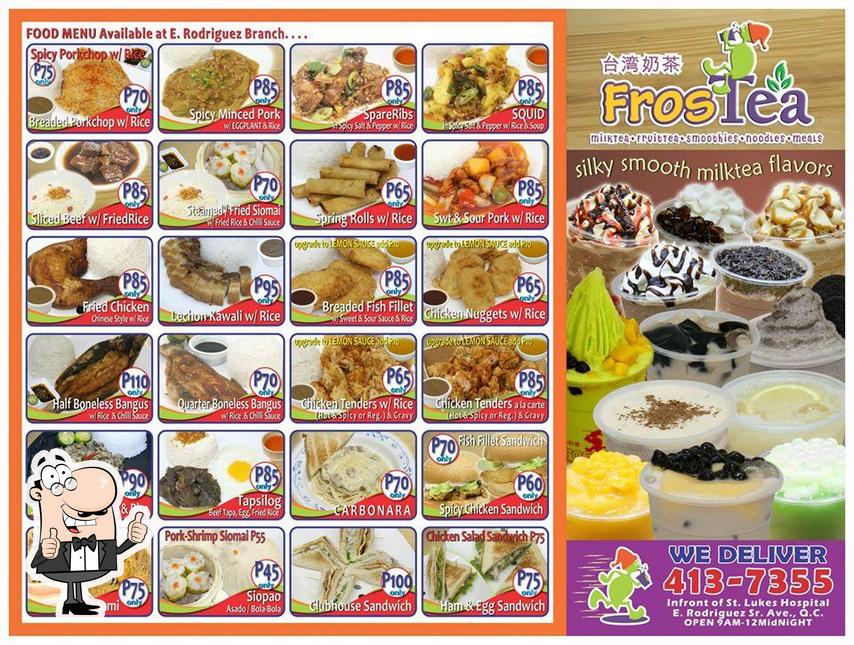 Frostea, Quezon City, J. Ruiz - Restaurant menu, prices and reviews