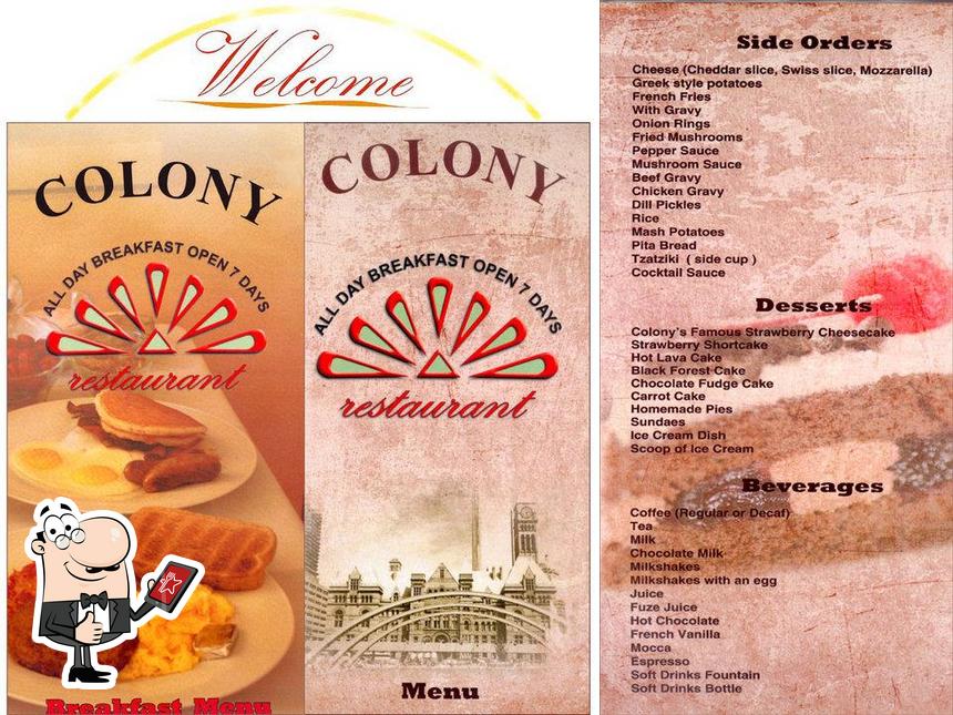 Colony restaurant in Toronto