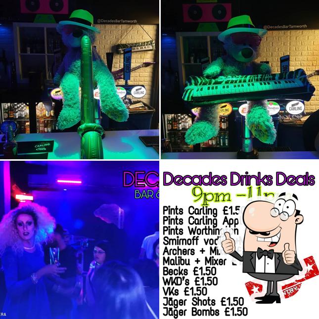 Decades Bar & Club in Tamworth - Restaurant reviews