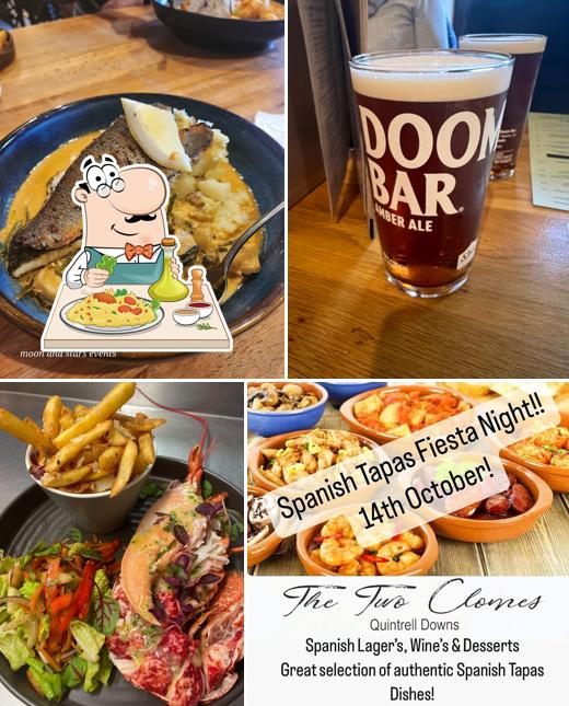 Menu of The Two Clomes, Newquay - british restaurant reviews and ratings