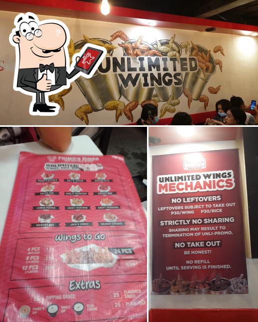 Primo's Unlimited Bucket Wings - Comembo, Taguig - Restaurant menu ...
