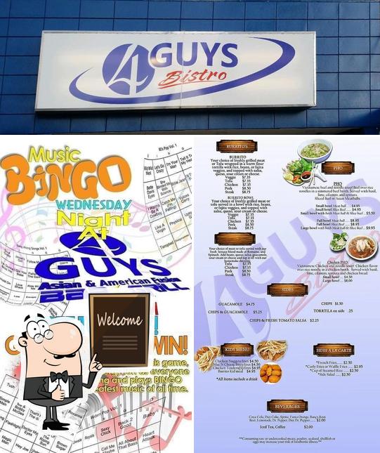 4 GUYS BISTRO, 732 S Kansas Ave in Topeka - Restaurant menu and reviews