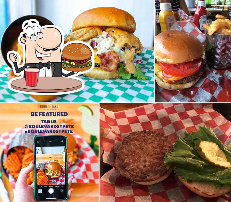 Boulevard Burgers in Saint Pete Beach - Restaurant menu and reviews