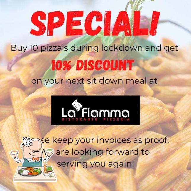 La Fiamma, Pretoria - Restaurant menu, prices and reviews