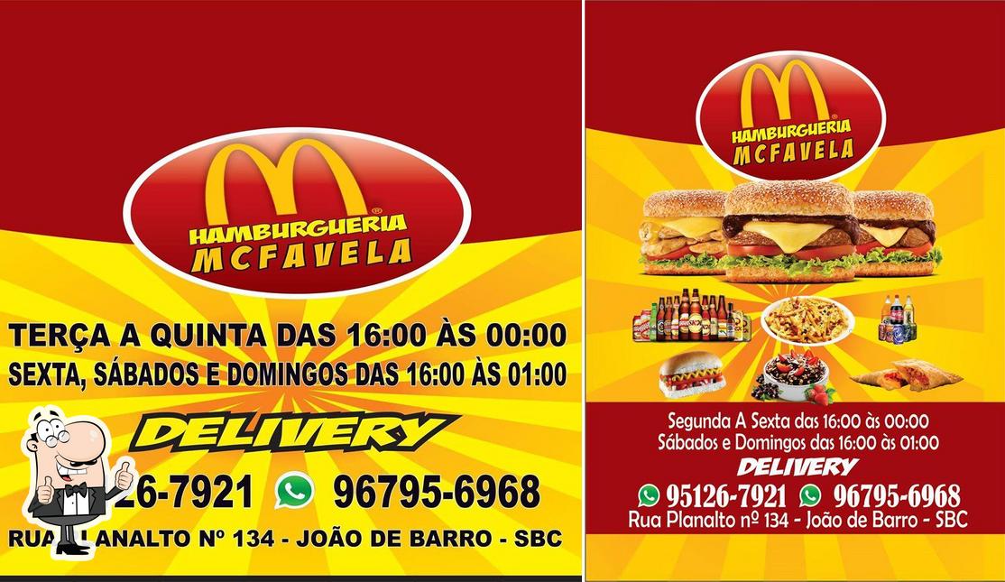 Hamburgueria MC Favela restaurante, São Bernardo do Campo
