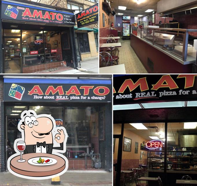 Amato Pizza, 1056 Queen St E in Toronto - Restaurant menu and reviews