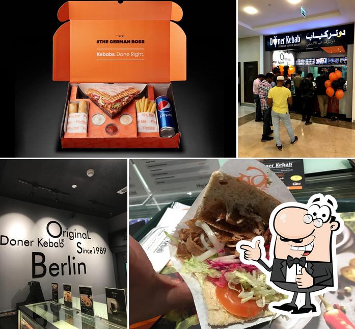 German Doner Kebab restaurant, Dubai, W 8 Building - Restaurant menu ...