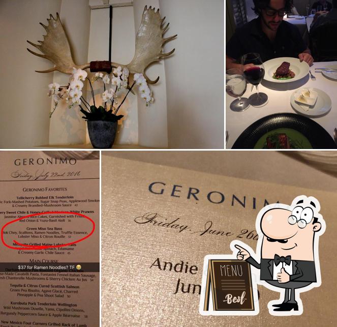 Geronimo in Santa Fe - Restaurant menu and reviews