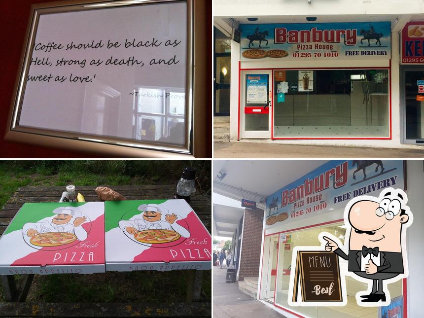 Banbury Pizza House in Banbury - Restaurant menu and reviews