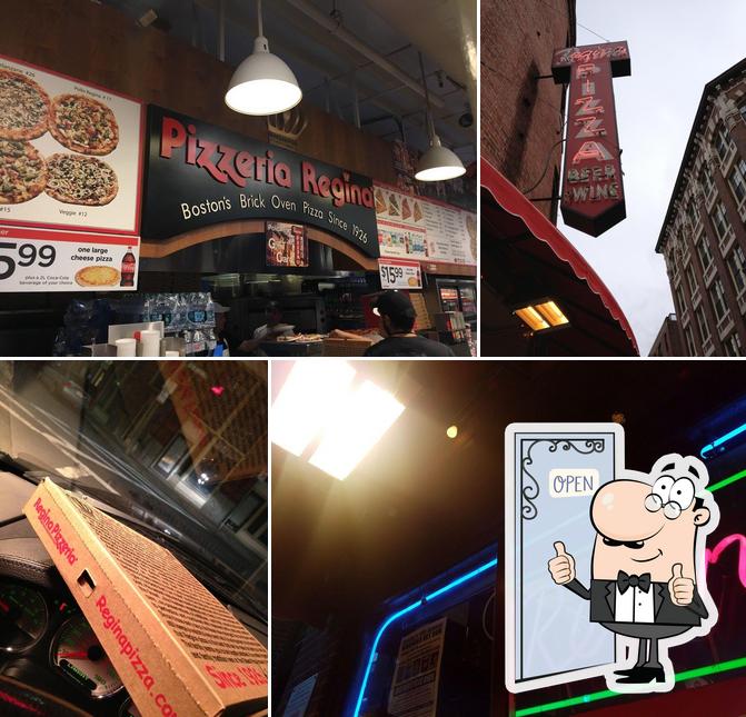 Regina Pizzeria, 11 1/2 Thacher St in Boston - Restaurant menu and reviews