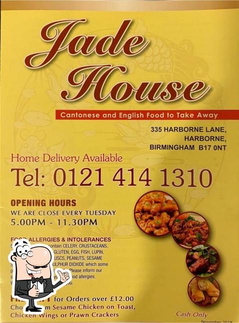 Jade House Birmingham UK, 335 Harborne Ln in Birmingham - Restaurant ...